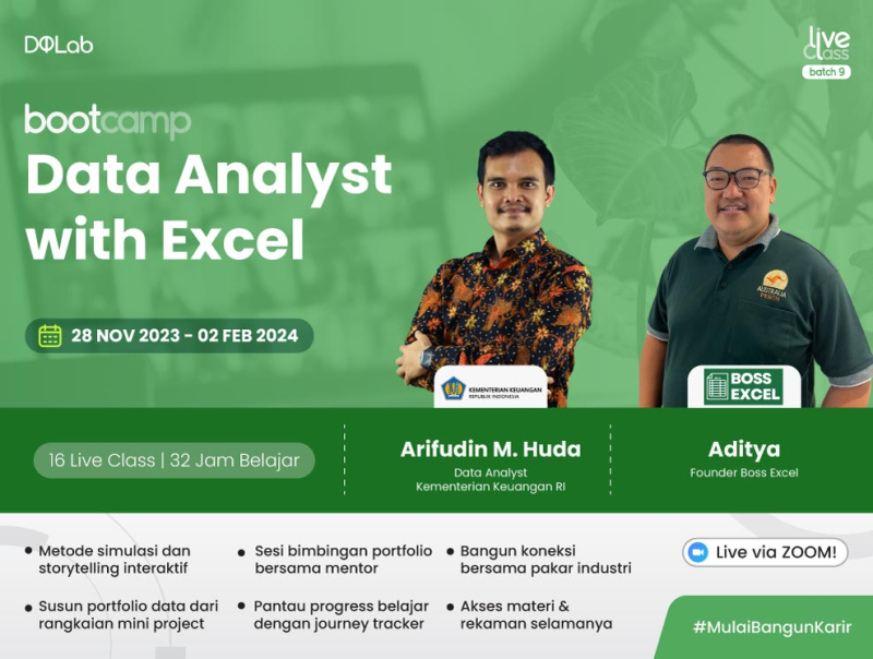 Bootcamp Data Analyst with Excel