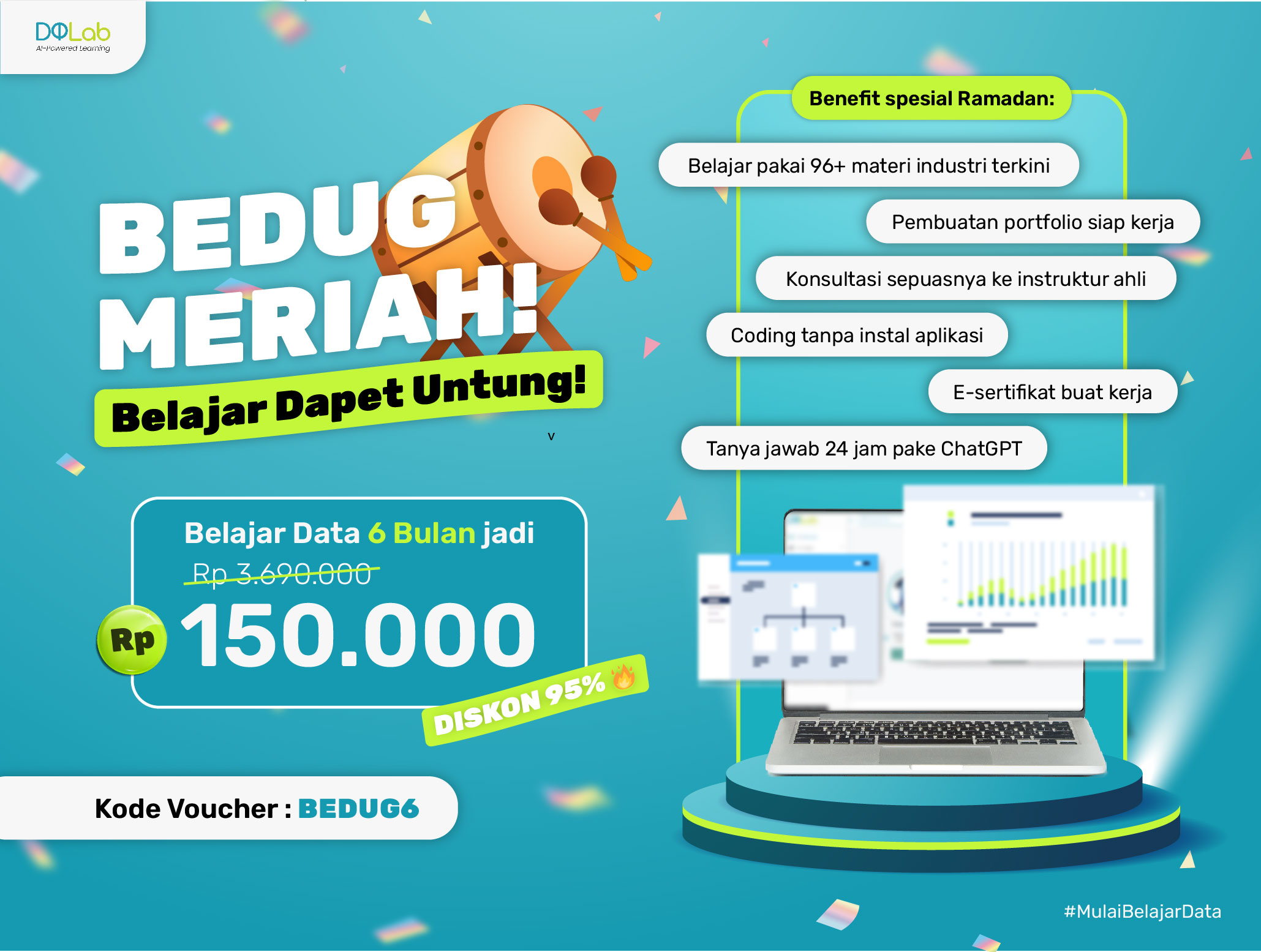 FLASH SALE DQLAB DATA WEEK! DISC. 96%