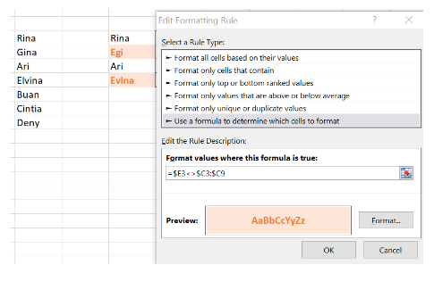 4 Cara Mencocokkan Dua Data di Excel yang Harus Kamu Coba